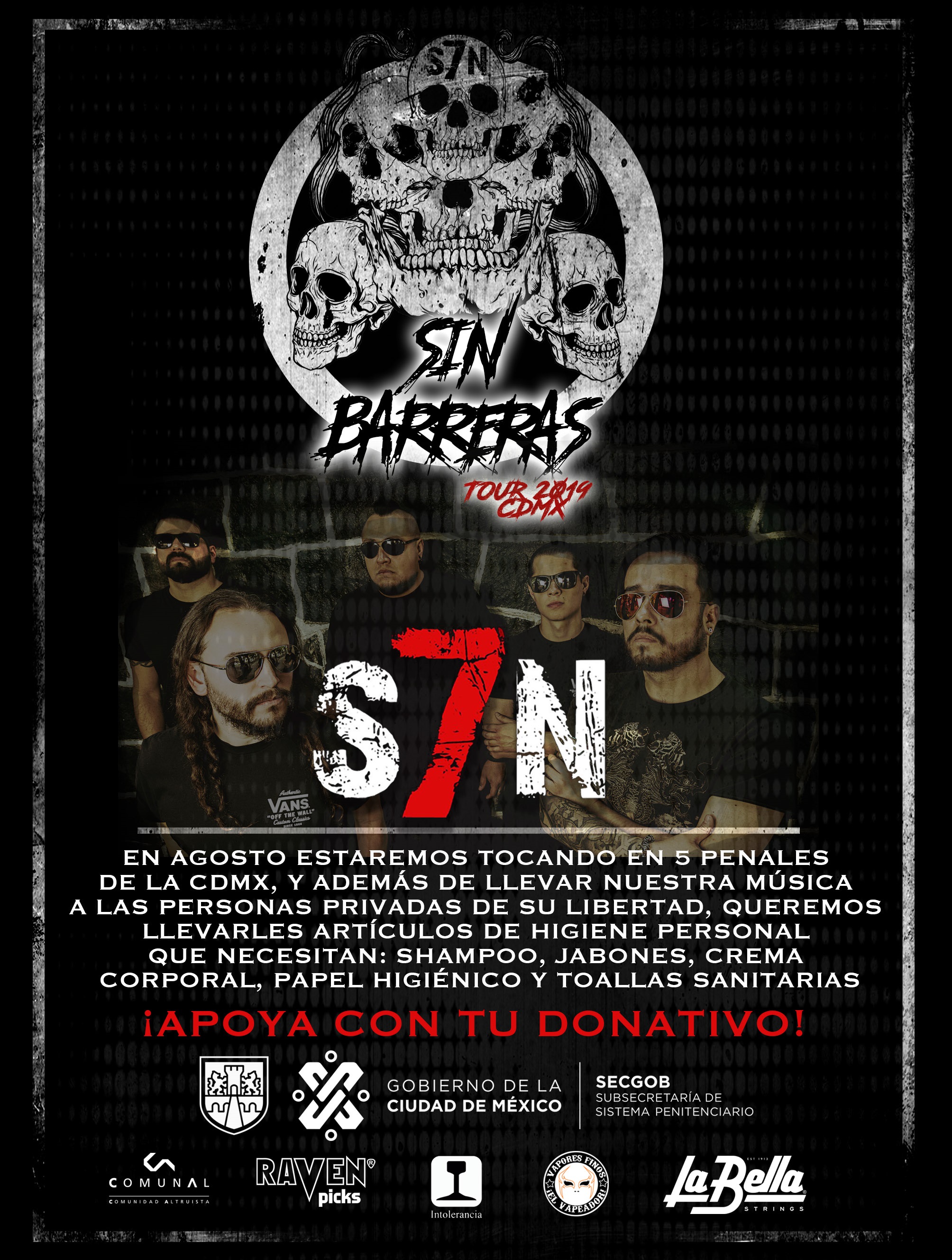 S7N PREPARA GIRA POR PENALES DE LA CDMX PARA LLEVAR SU MÚSICA PARA LA ...