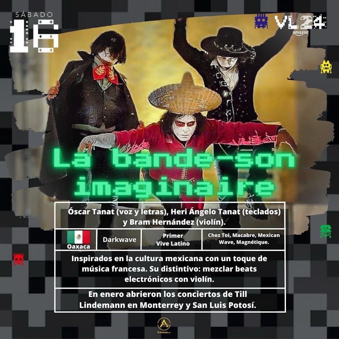 Entrevista: La Bande-Son Imaginaire preparados para el Vive Latino 2024 ...